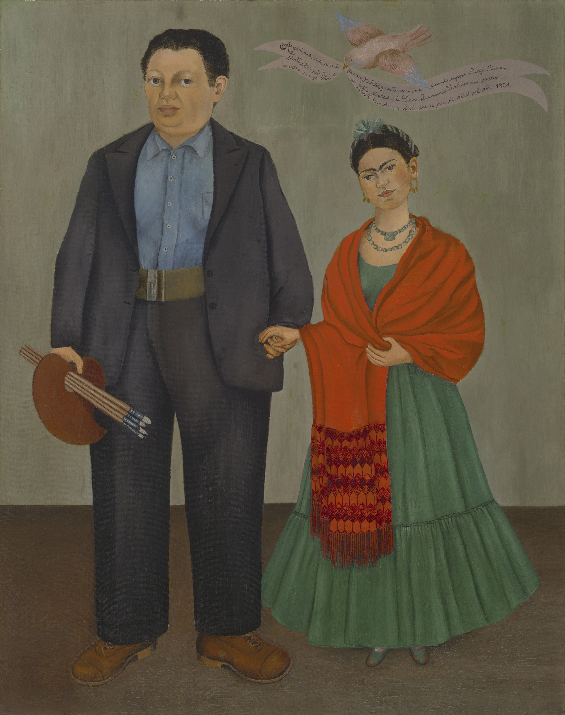Frieda and Diego Rivera by Frida Kahlo | Obelisk Art History Frieda and Diego Rivera by Frida Kahlo | Obelisk Art History